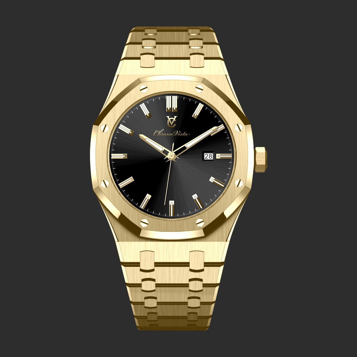 Gold Chronometer – ChronoVista Watches
